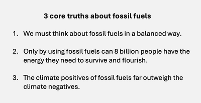 Energy Talking Points | Energy Sound Bites on Fossil Fuels, Part 1